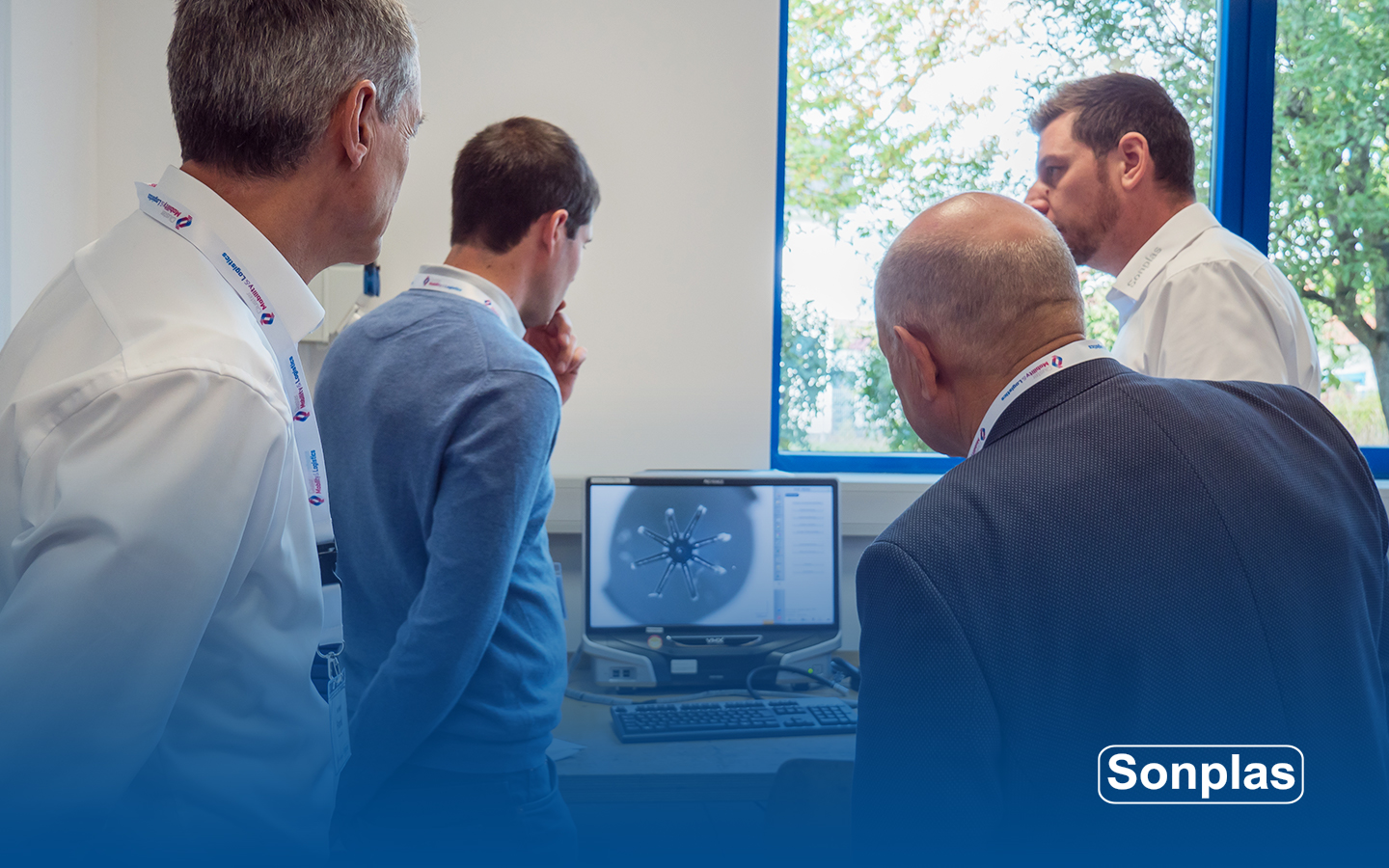 Cluster on site at Sonplas - Sonplas