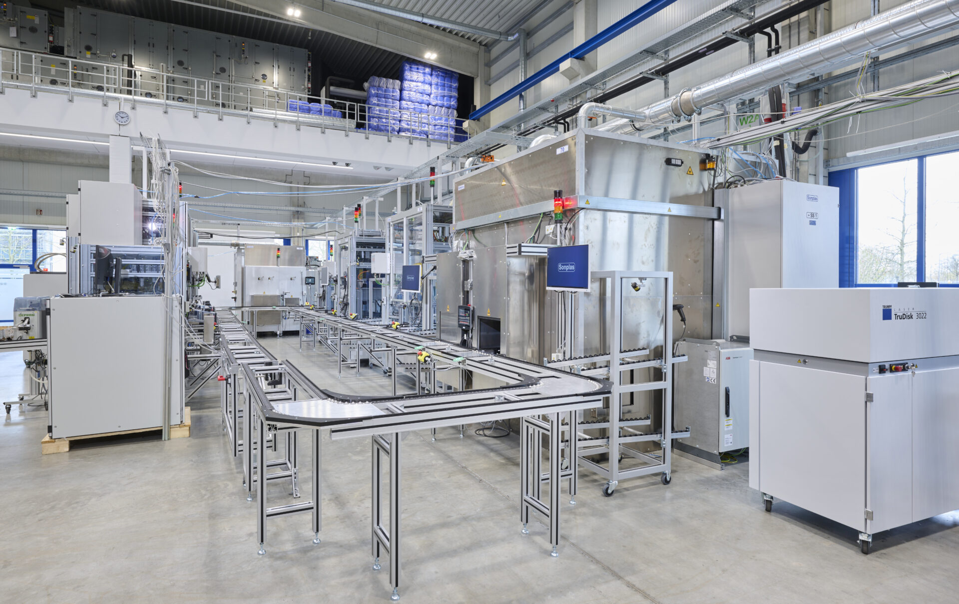 Assembly line high-voltage inverter - Sonplas